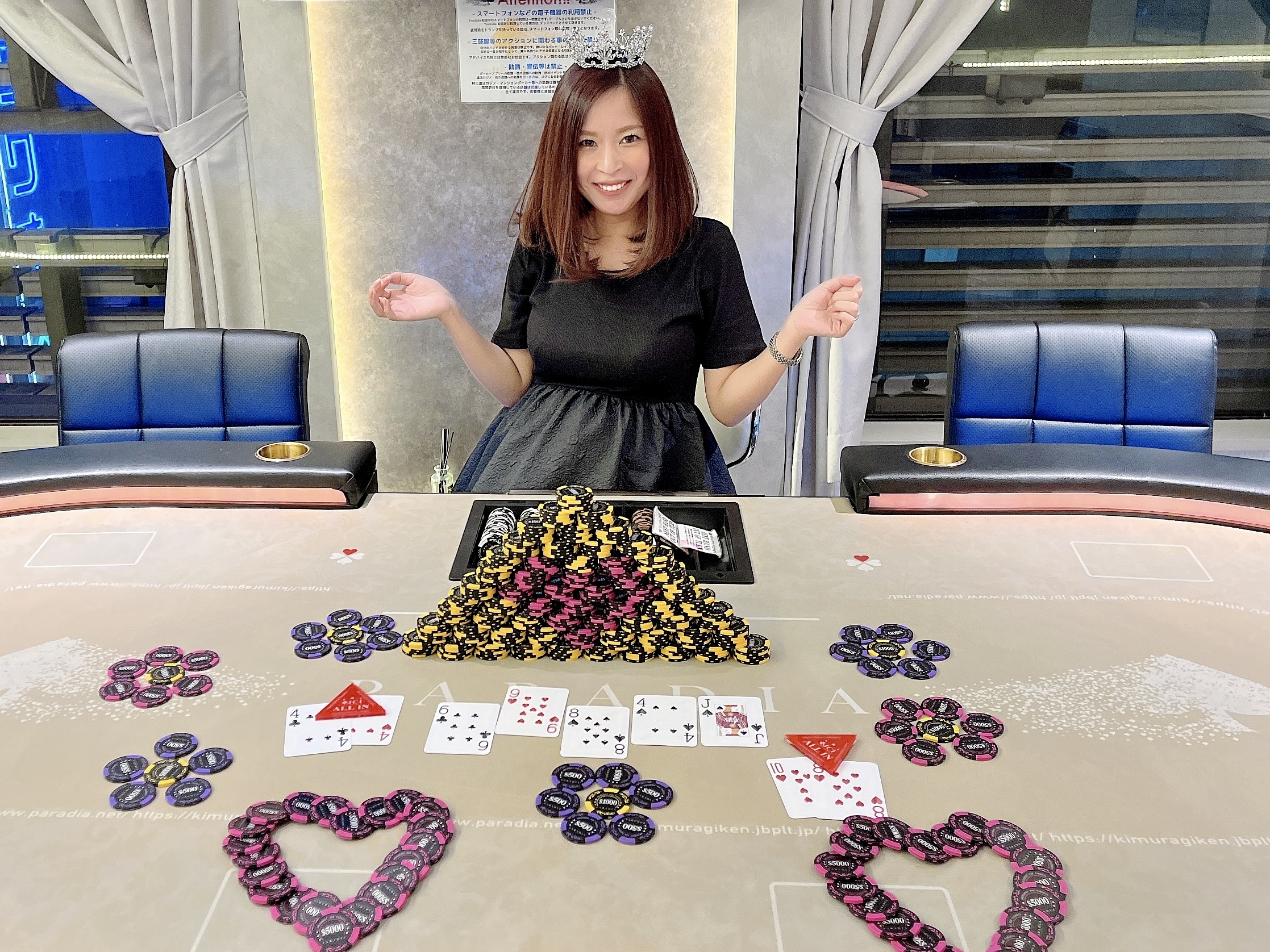 第1回 和まっちょ♪杯 スピンオフ TOP a QUEEN | PARADIA NAGOYA(パラディア 名古屋) ポーカー初心者大歓迎!!